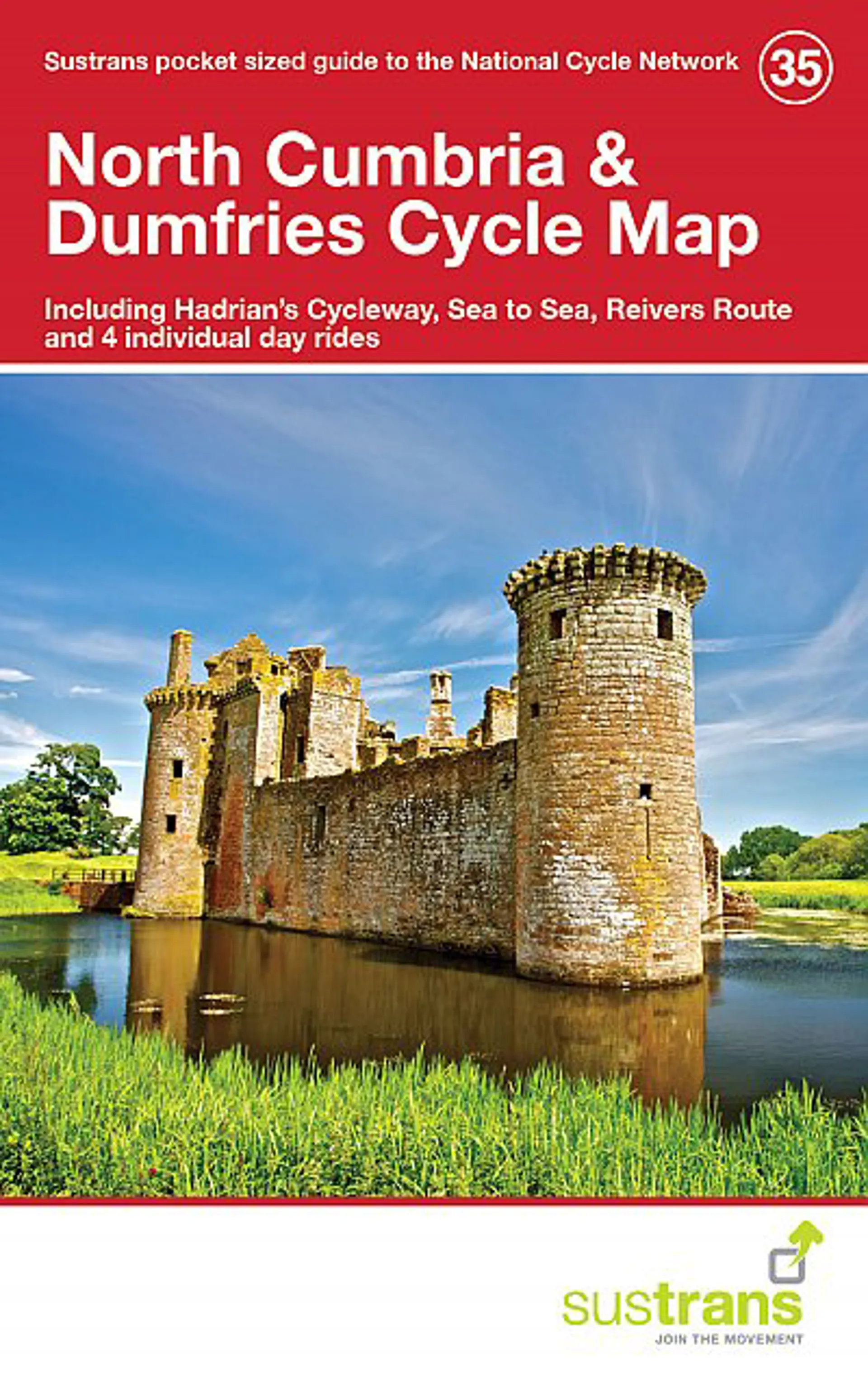 Sustrans Pocket Guide 35 - North Cumbria and Dumfries Cycle Map