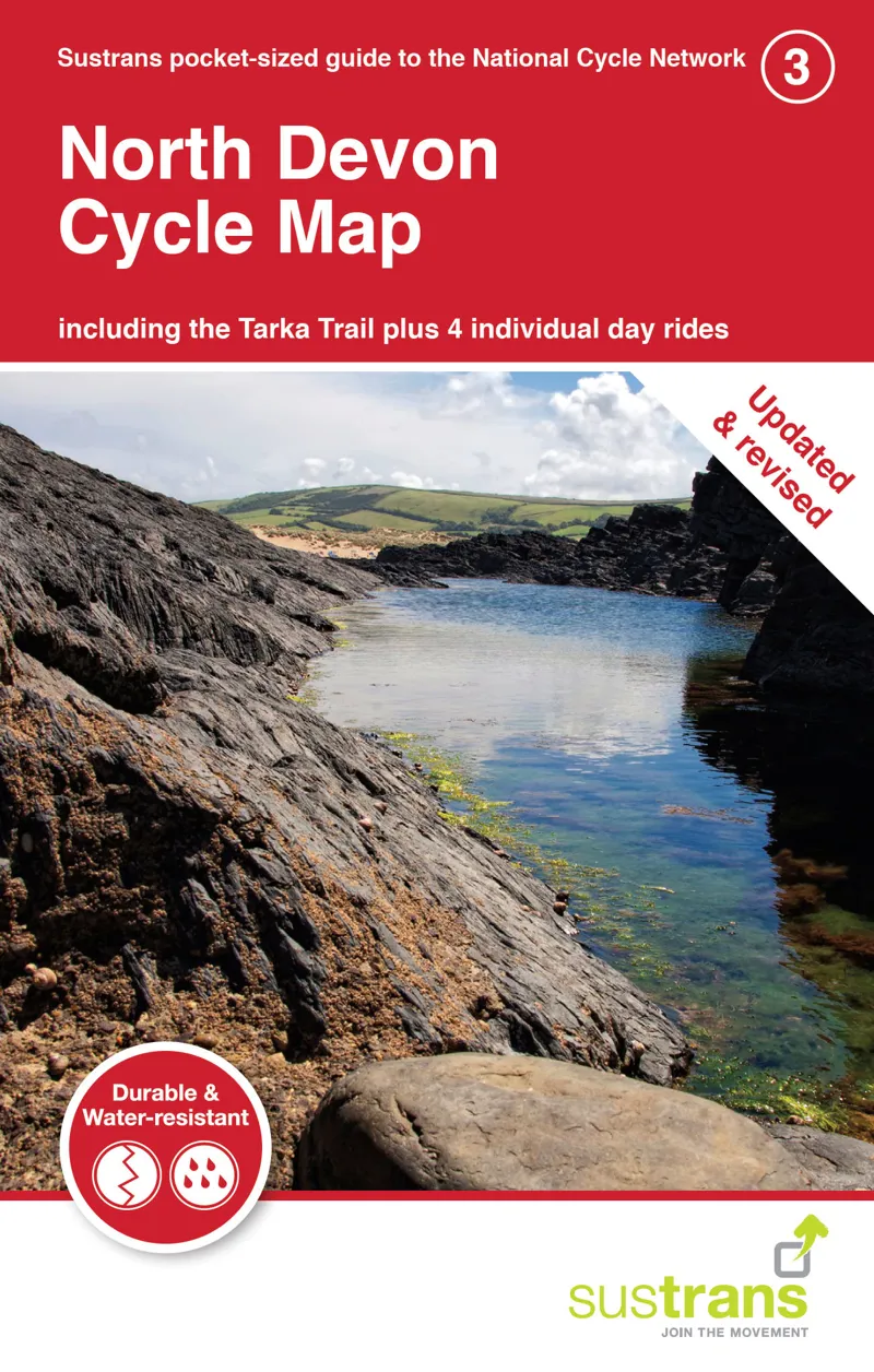 Sustrans Pocket Guide 3 - North Devon Cycle Map - Including Tarka