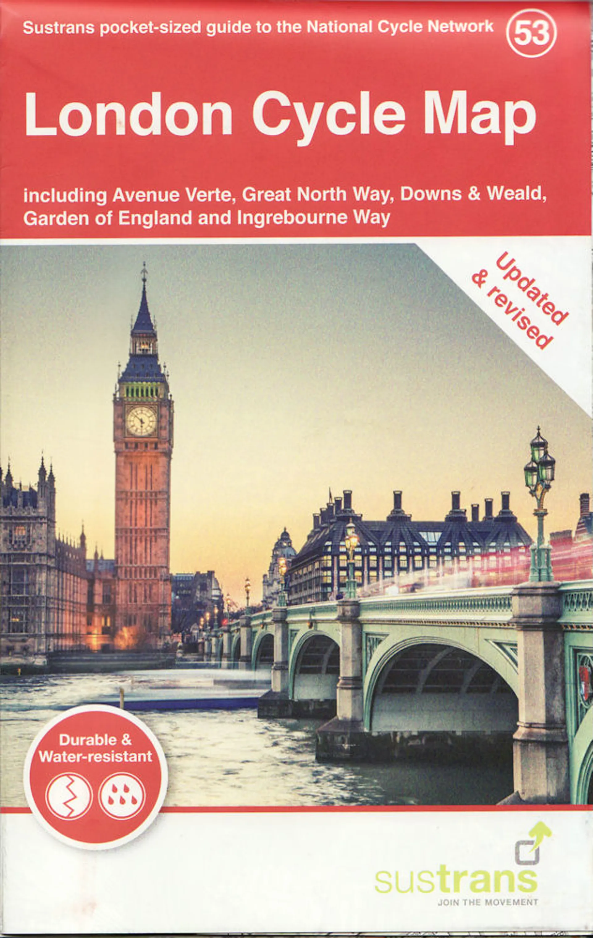 Sustrans Pocket Guide 53 - London Cycle Map