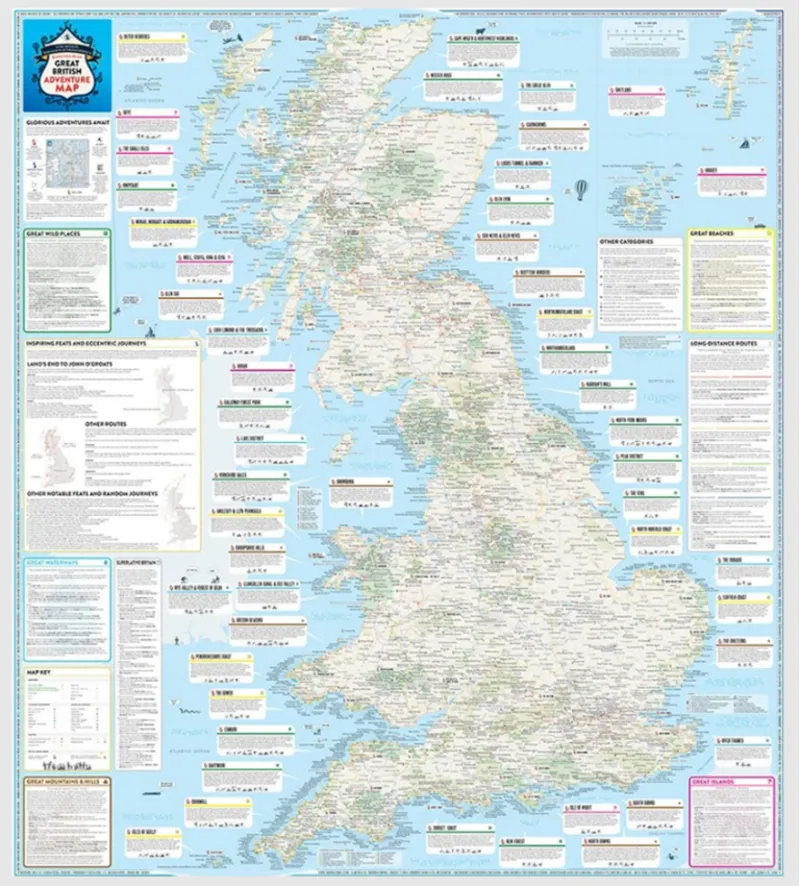 ST and G's Great British Adventure Map