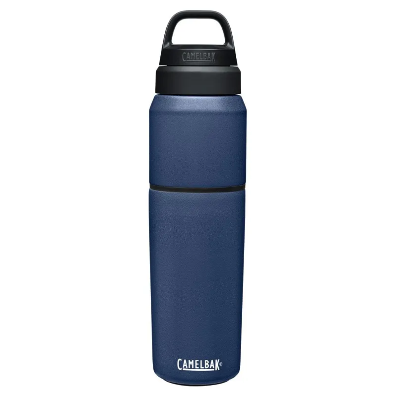 2021 Camelbak MultiBev Vacuum Insul 650ml Bottle w/480ml Cup in Navy