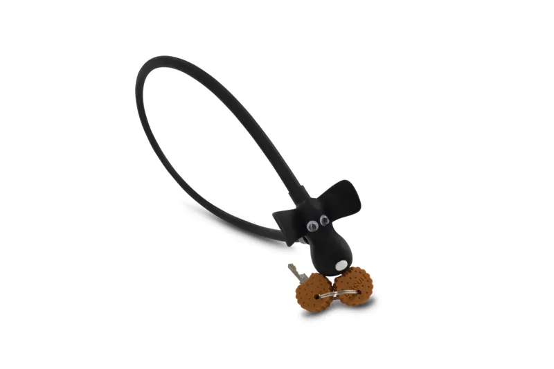 RFR 10x450mm HPS Dog Cable Lock in Black